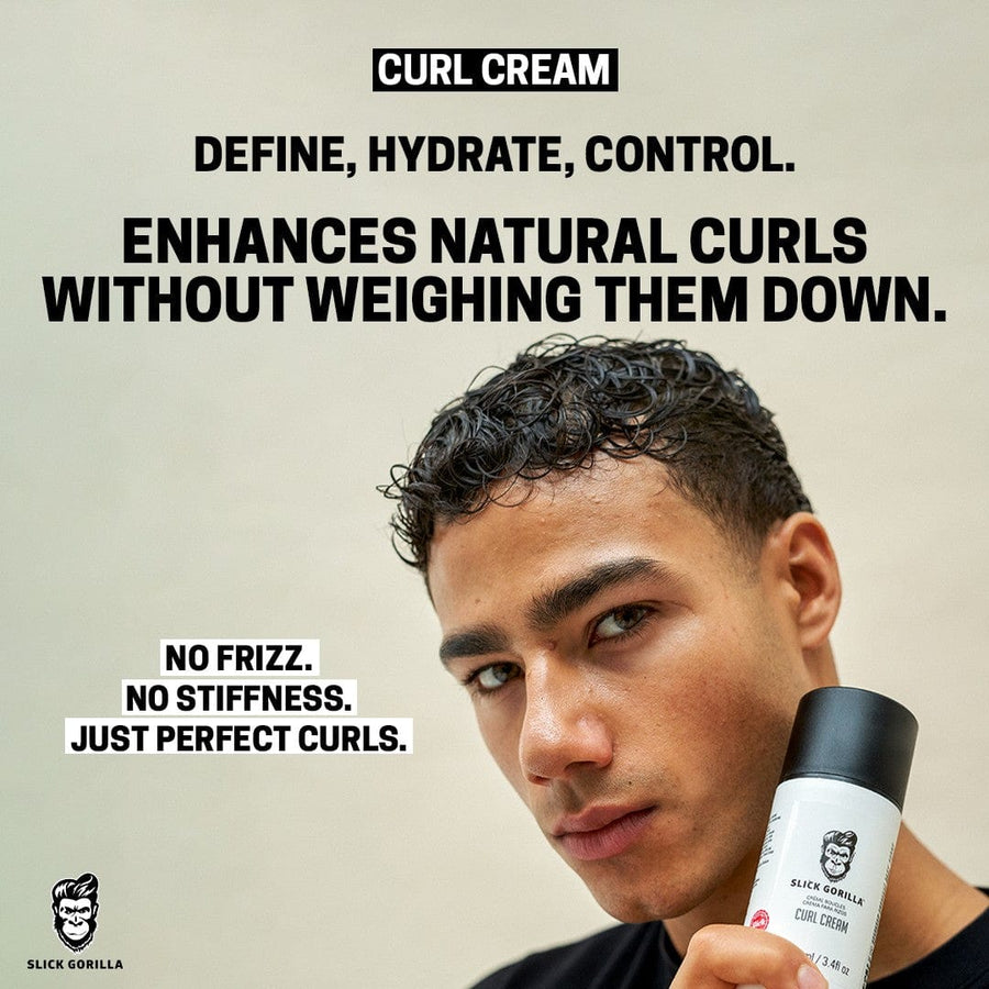 Curl Cream | Curl Defining Cream For Men | Slick Gorilla